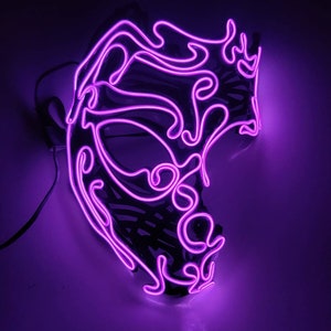 Phantom EL Wire Mask - Etsy