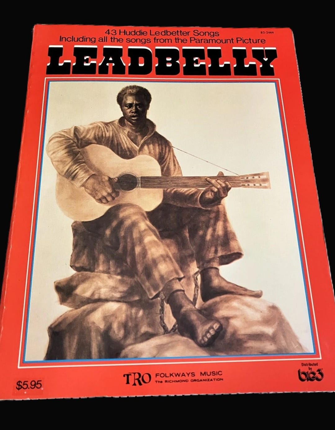 Huddie Ledbetter Book - NIRVANA 1st Edition C.1976 Leadbelly Sheet ...