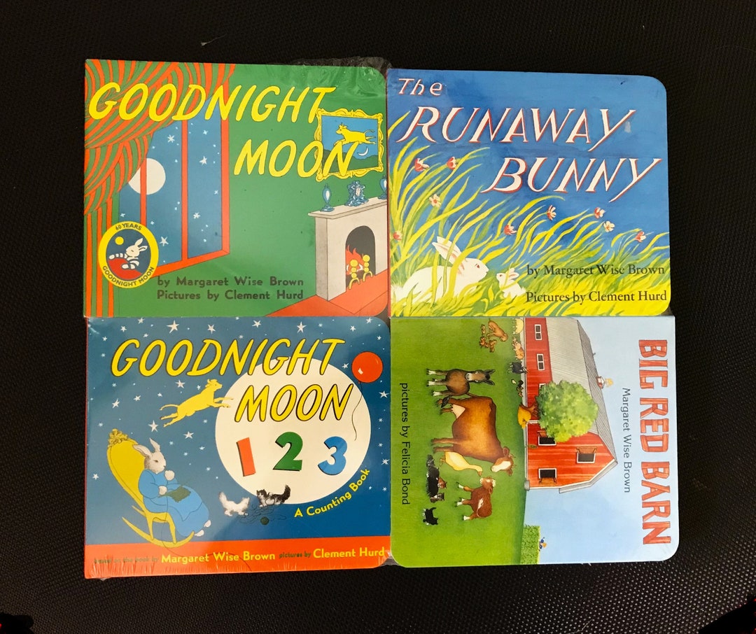 Margaret Wise Brown Book Set: Goodnight Moon - Runaway Bunny - Big Red ...