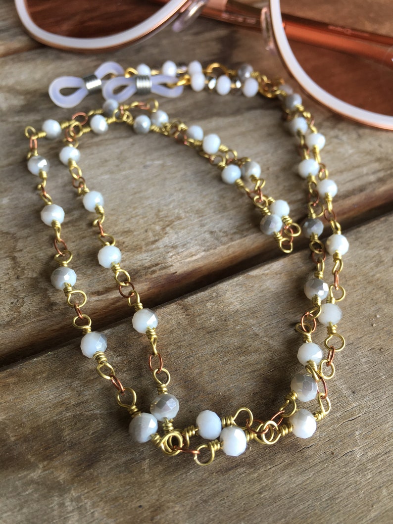 Rosary Glasses Chain Dainty Glasses Chain Sunglasses Chain - Etsy
