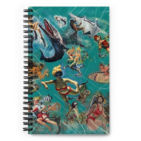 Deep Sea Divers Spiral Notebook - Etsy