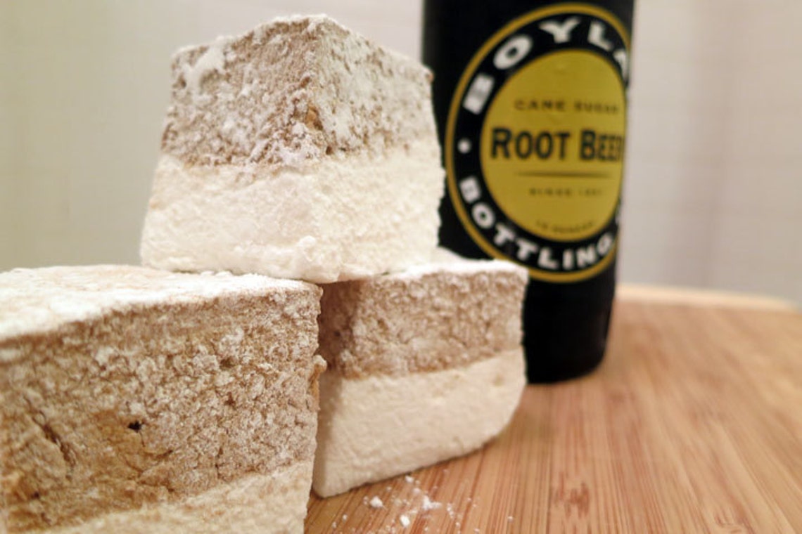 Root Beer Float Marshmallows 1 Dozen Gourmet Marshmallows - Etsy