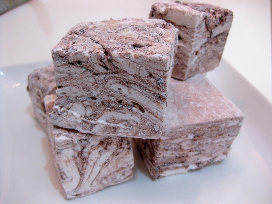 Chocolate Swirl Marshmallows - 1 Dozen Gourmet Marshmallows - Etsy