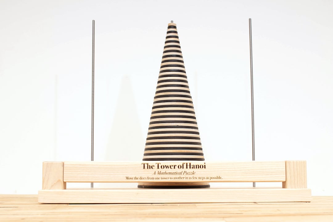 Tower of Hanoi, 64 Disc Wood Puzzle - Etsy