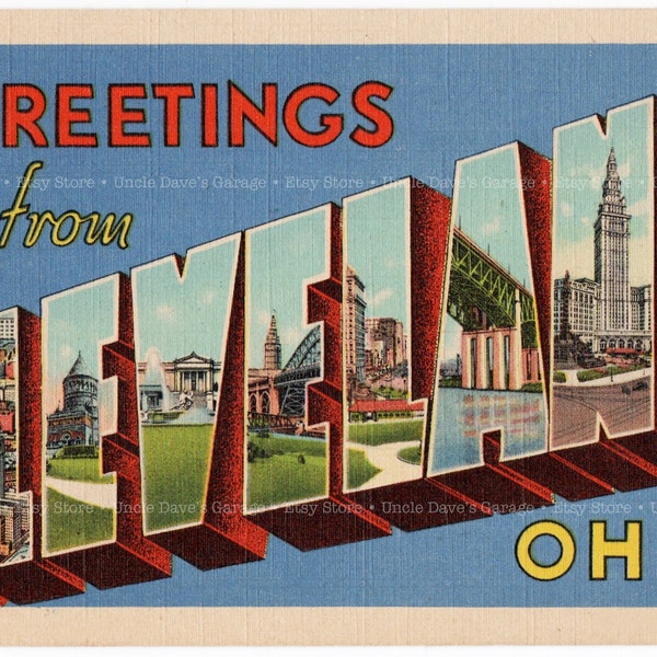 Ohio Postcards - Etsy