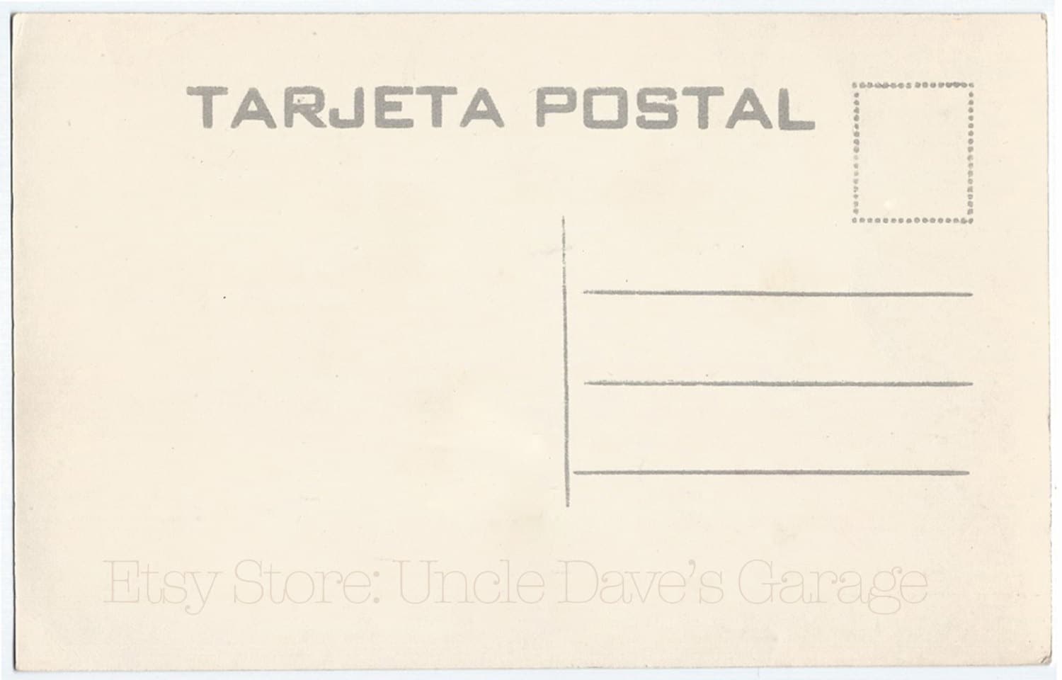 Tarjeta Postal