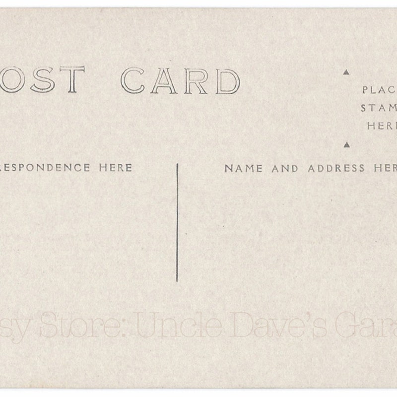 Postcard Stamp - Etsy