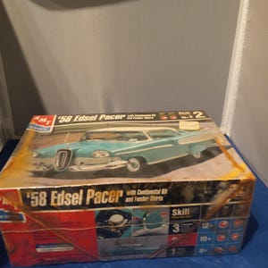 Original 1958 Edsel Pacer With Continental and Fender Skirts Model Kits ...