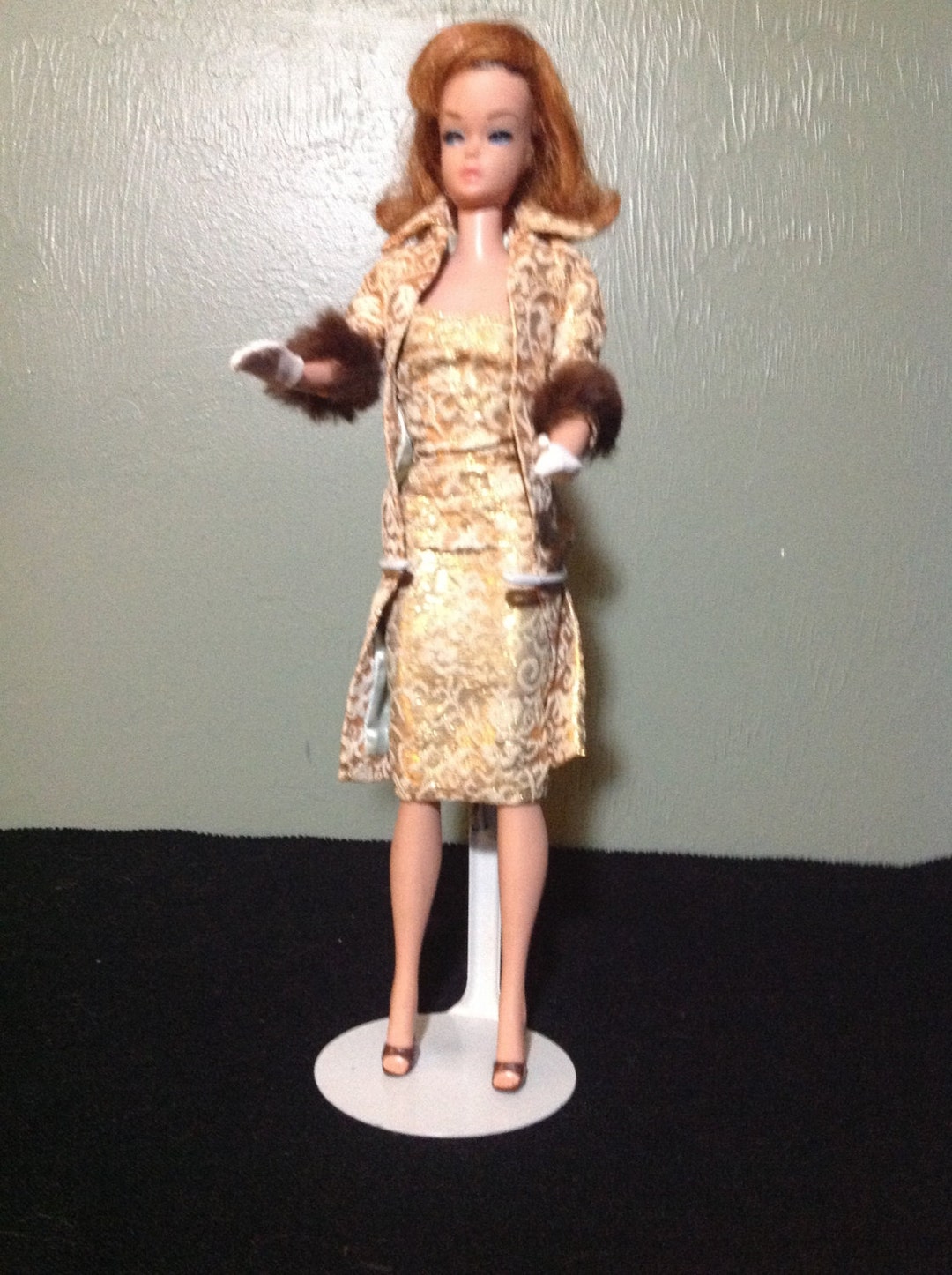 1963 Fashion Queen Barbie Wearing 961 Evening Splendor Outfit - Etsy