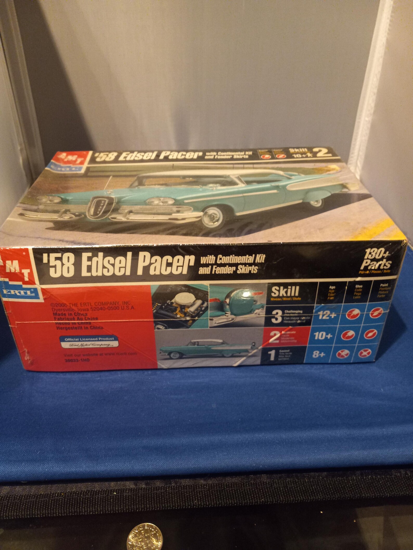 Original 1958 Edsel Pacer With Continental and Fender Skirts Model Kits ...