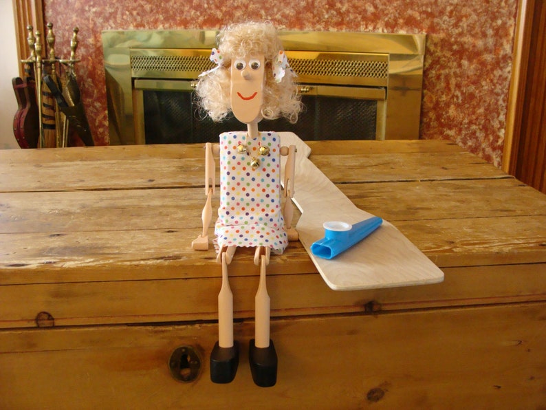Rustic Jig Doll nellie Hand Crafted Wooden - Etsy