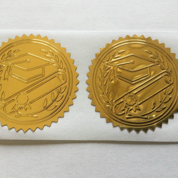 Gold Foil Stickers - Etsy