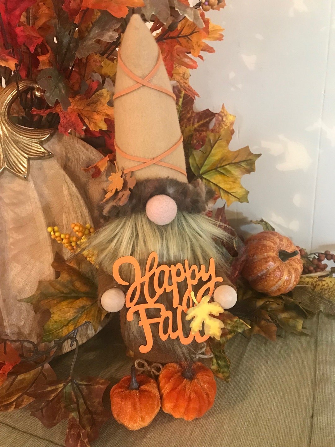 Fall Gnome, Harvest Gnome,autumn Gnome, Fall Decor, Farmhouse Gnome ...