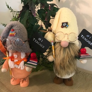 Teacher Gnome, School Gnome, Teacher Appreciation, Teacher Gifts - Etsy