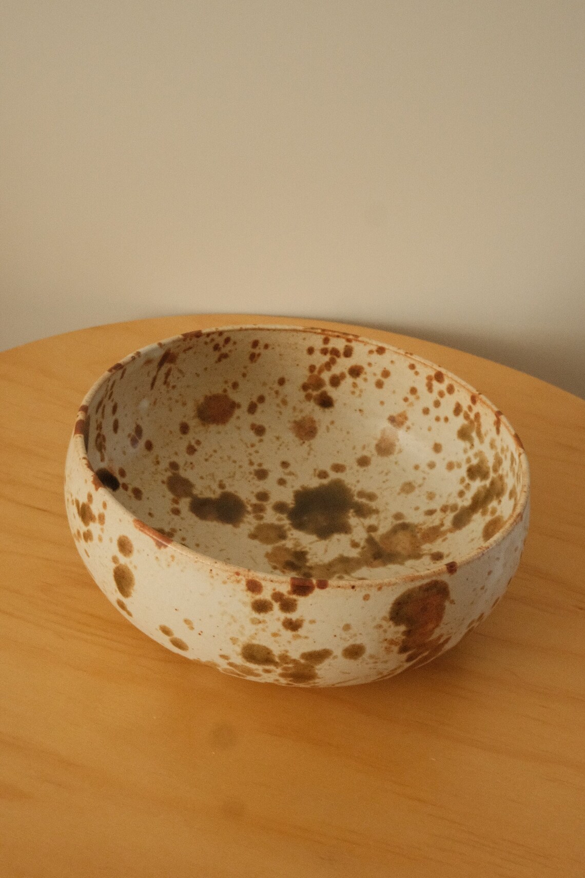 Paint Splatter Ceramic Bowl Handmade Wheelthrown Pottery - Etsy