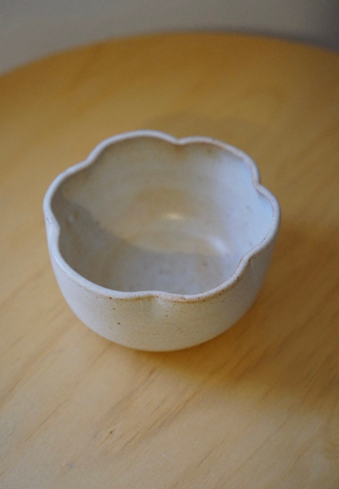 Ceramic Low Flower Mini Bowl - Etsy