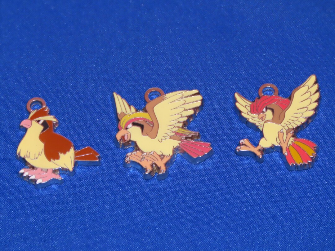Pidgey / Pidgeotto / Pidgeot Pokemon Charm Made Into What You Want - Etsy