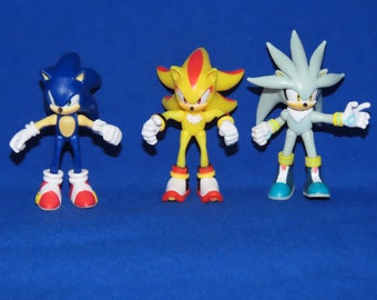 Official Sonic Super Shadow Silver Figure Select Etsy UK