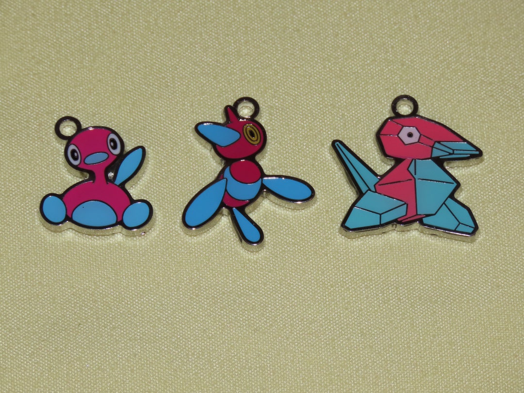 Porygon / Porygon2 / Porygon-z Pokemon Charm Made Into What You Want 2 ...