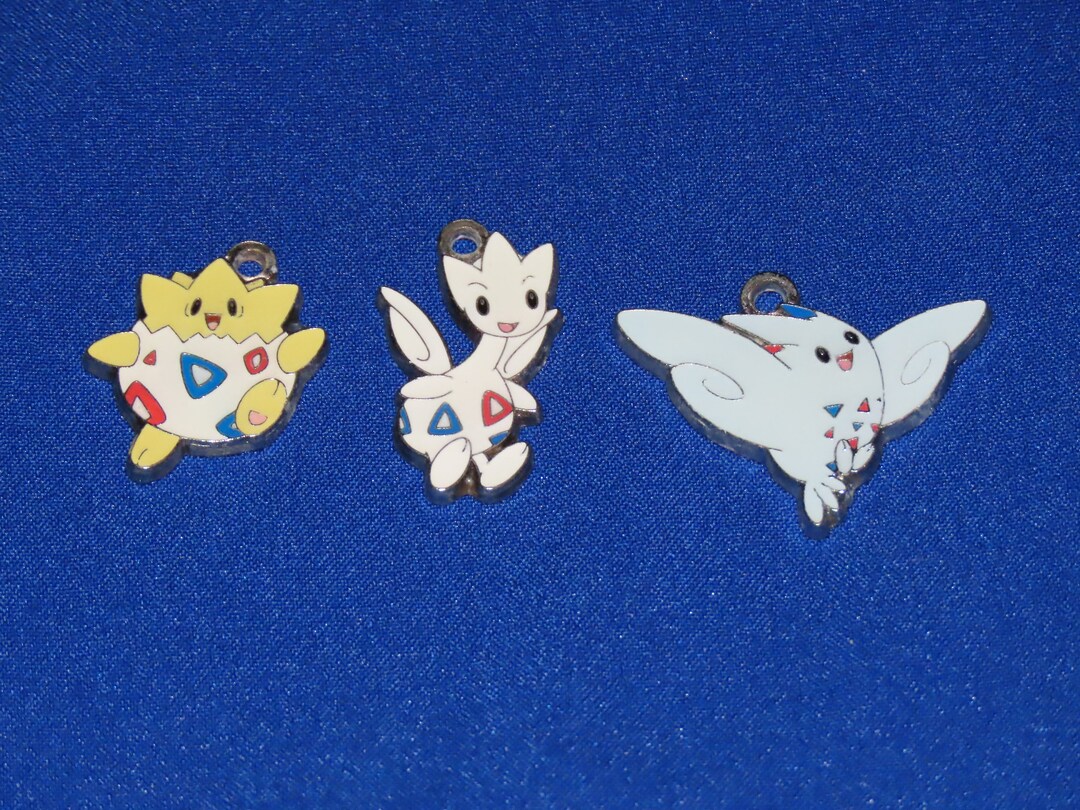 Togepi / Togetic / Togekiss Pokemon Charm Made Into What You - Etsy