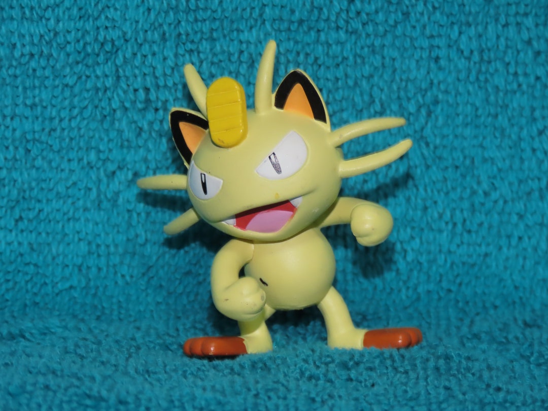 Official Pokemon Meowth Figure - Etsy