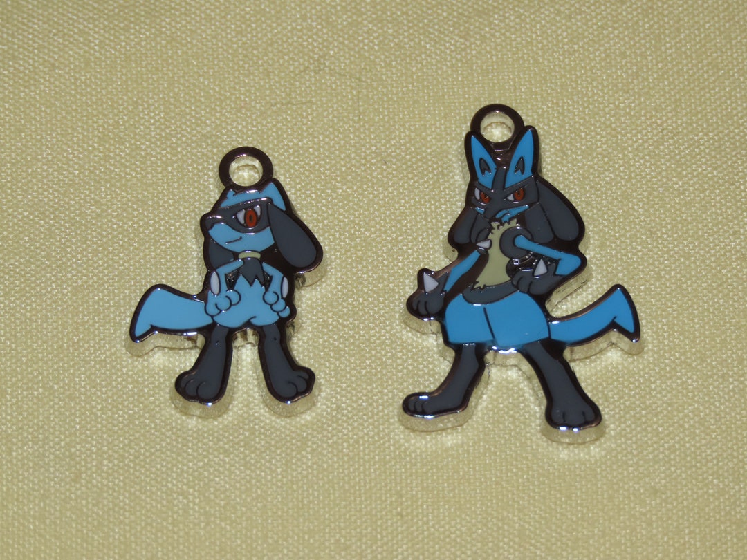 Riolu / Lucario Pokemon Charm Made Into What You Want 2 - Etsy