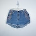 Painted Sun Shorts | Waist: 29 | Summer Shorts | Jeans Shorts | Blue ...