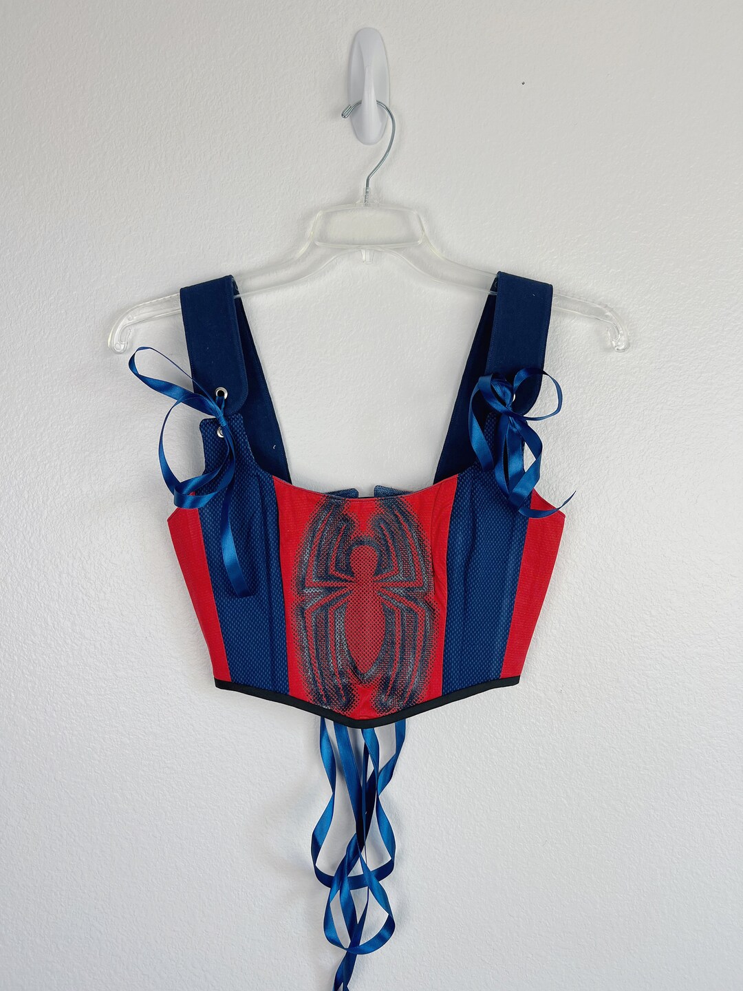 Spider-man Comic Corset Top: Handmade Superhero Tee - Etsy