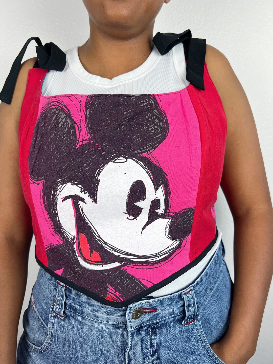 Mickey Mouse Corset Top Disney Corset Top Mickey Mouse Shirt Mickey ...