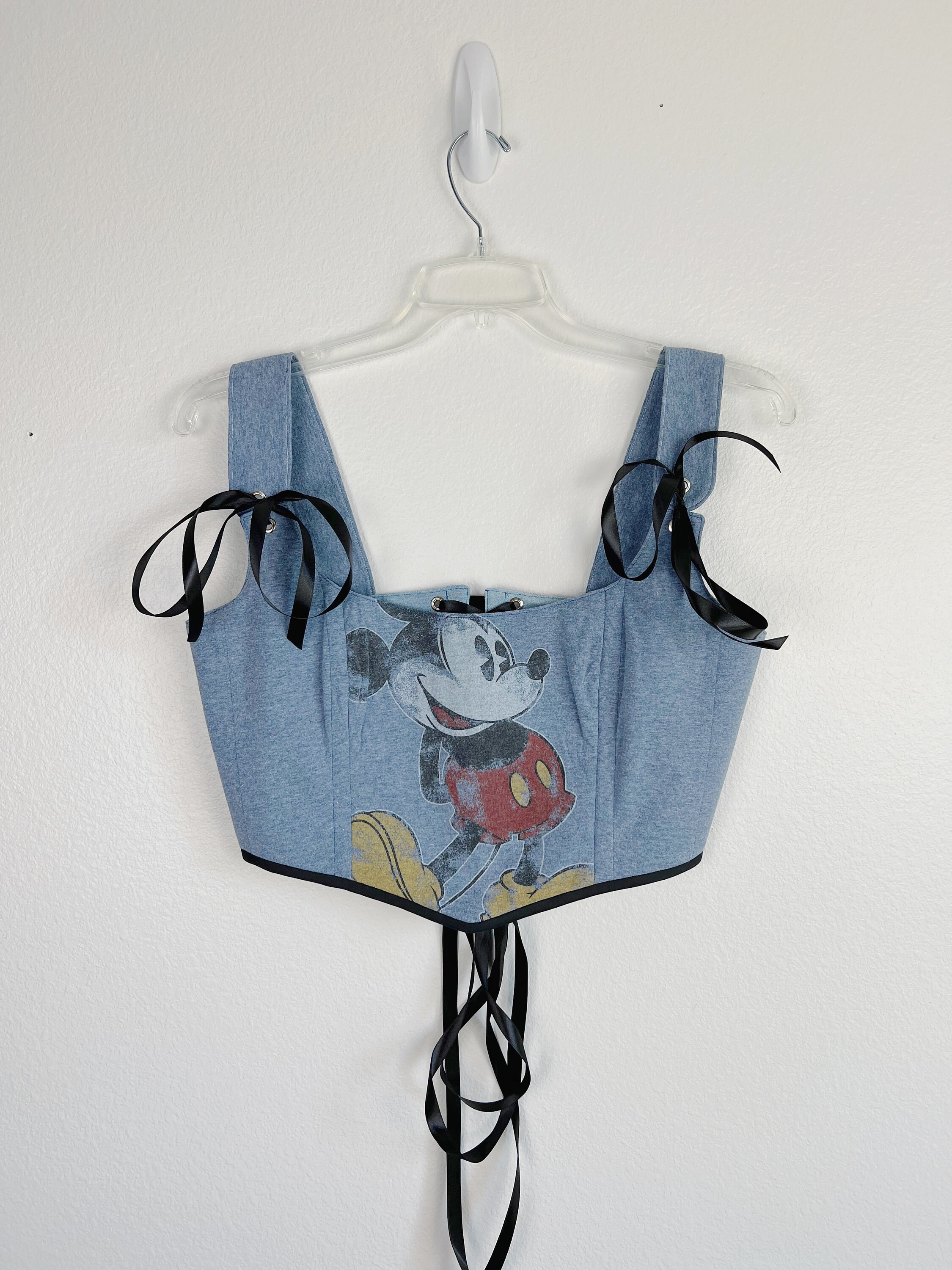 Mickey Mouse Corset Top Mickey Mouse Shirt for Women Shirt Mickey Top ...