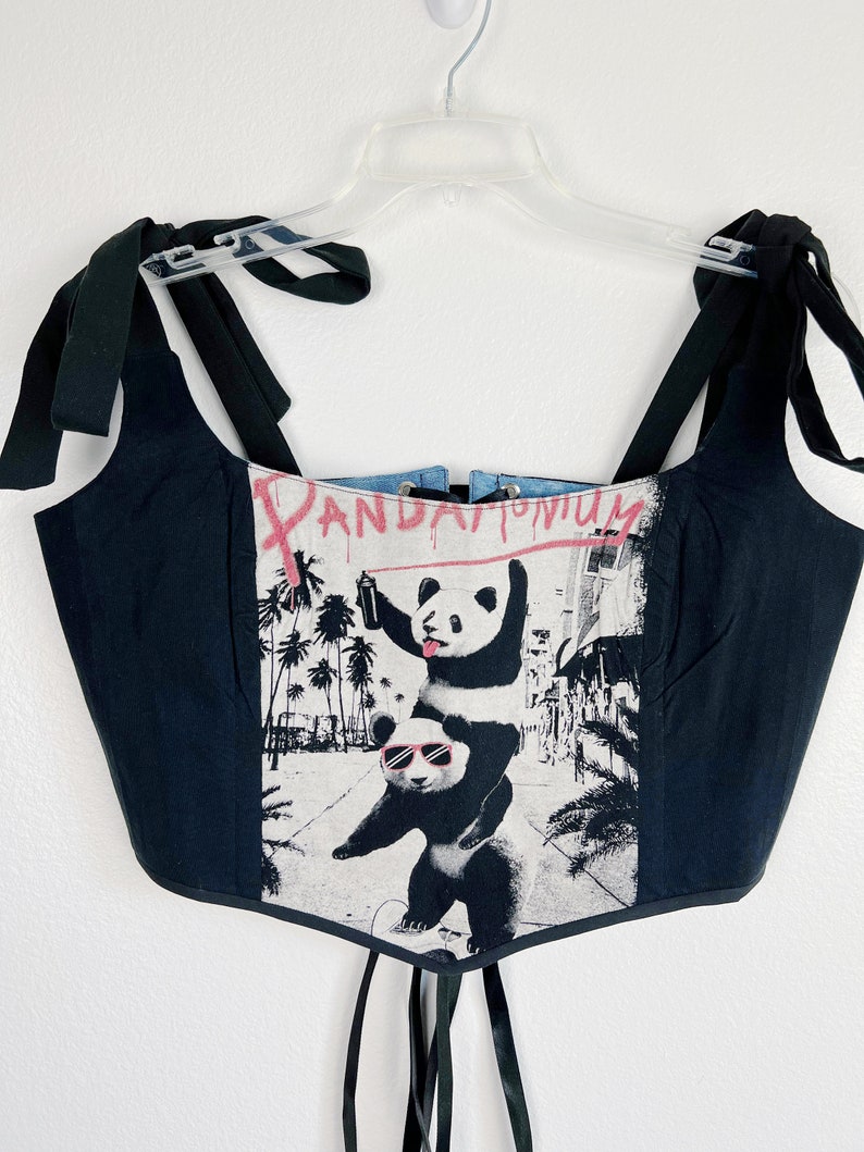 Panda Bear Corset Top | Womens Corset Top Womens Outfits Clothes Women ...
