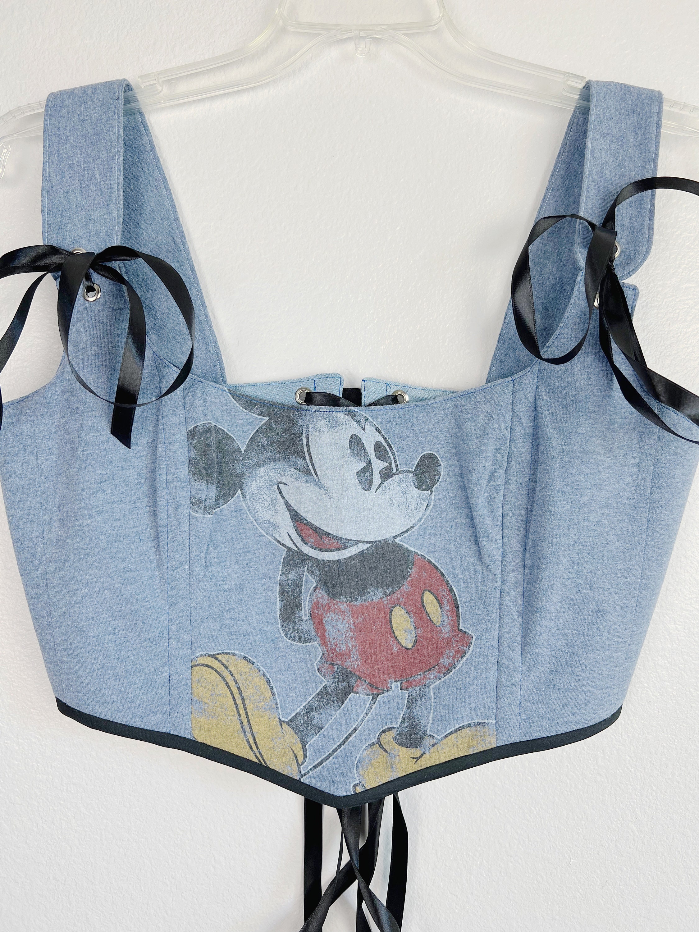 Mickey Mouse Corset Top Mickey Mouse Shirt for Women Shirt Mickey Top ...