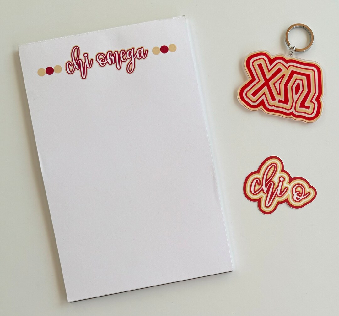 Chi Omega Sorority Gift Set - Etsy