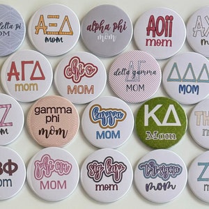 Sorority 3" Game Day Button - Mom Button - Etsy