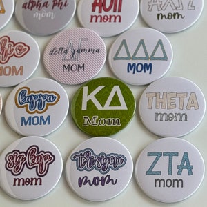 Sorority 3" Game Day Button - Mom Button - Etsy