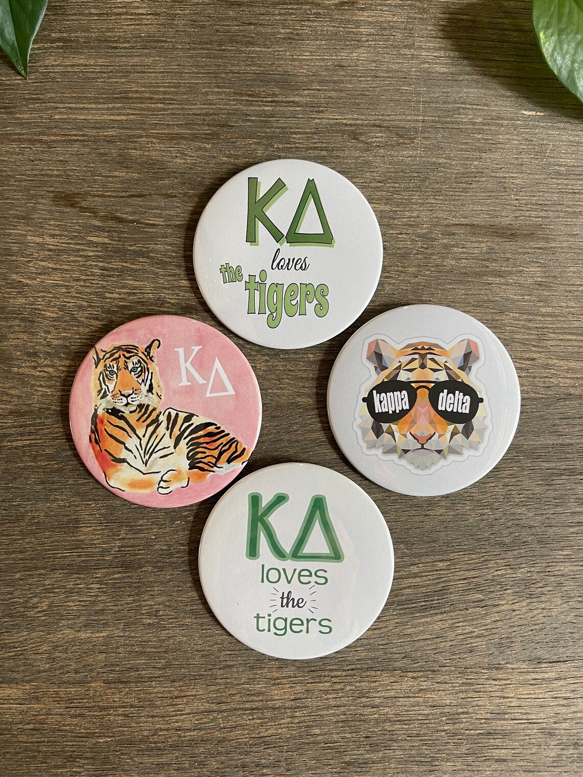 Kappa Delta Button Set (4) - 3" Buttons - Etsy