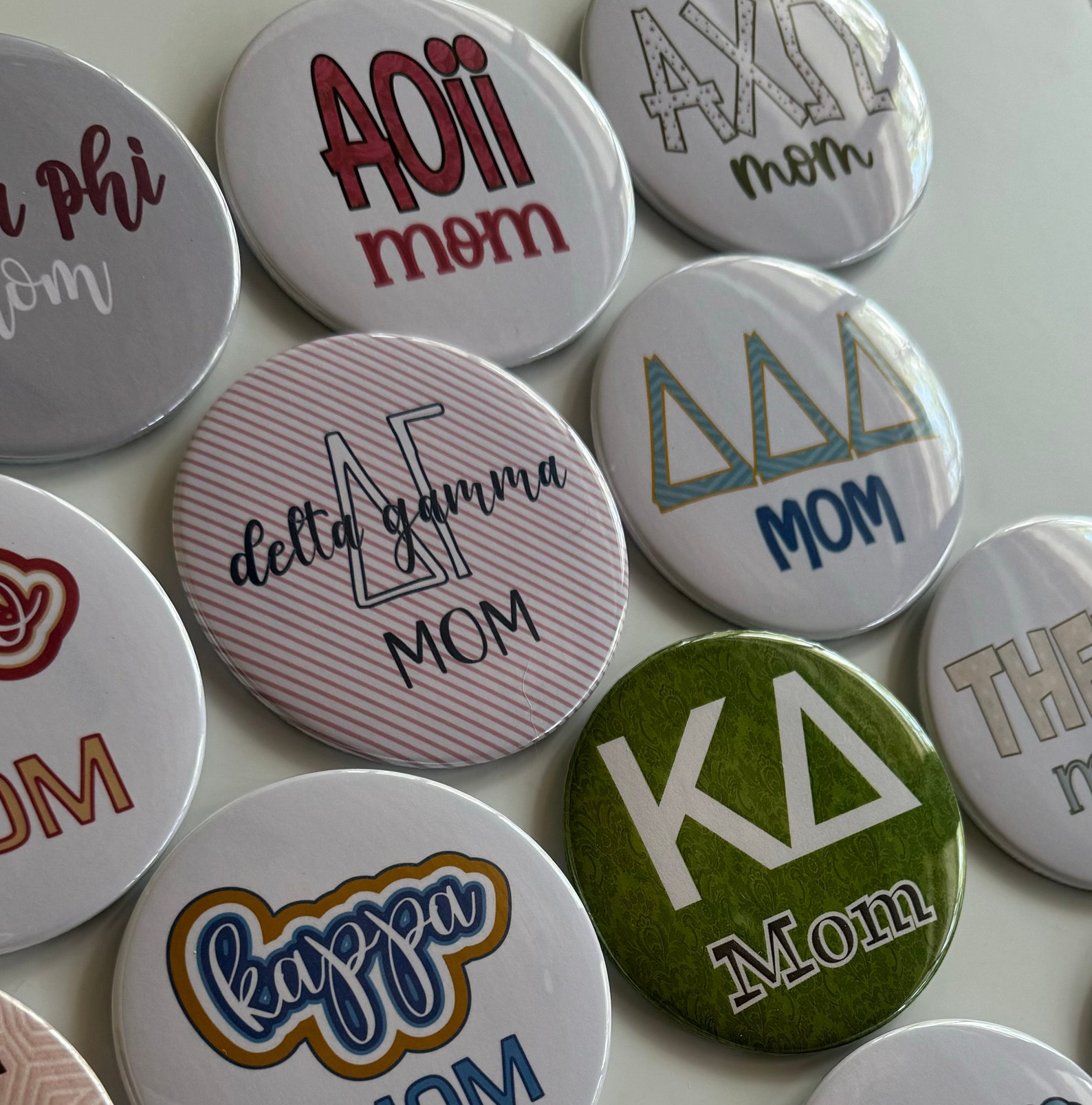 Sorority 3" Game Day Button - Mom Button - Etsy