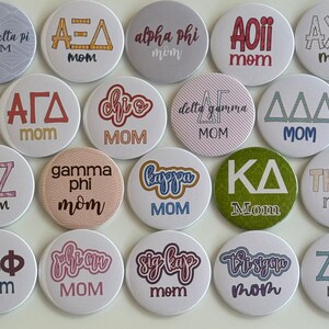 Sorority 3" Game Day Button - Mom Button - Etsy