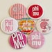 Phi Mu Button Set (7) - 3" Buttons - Etsy