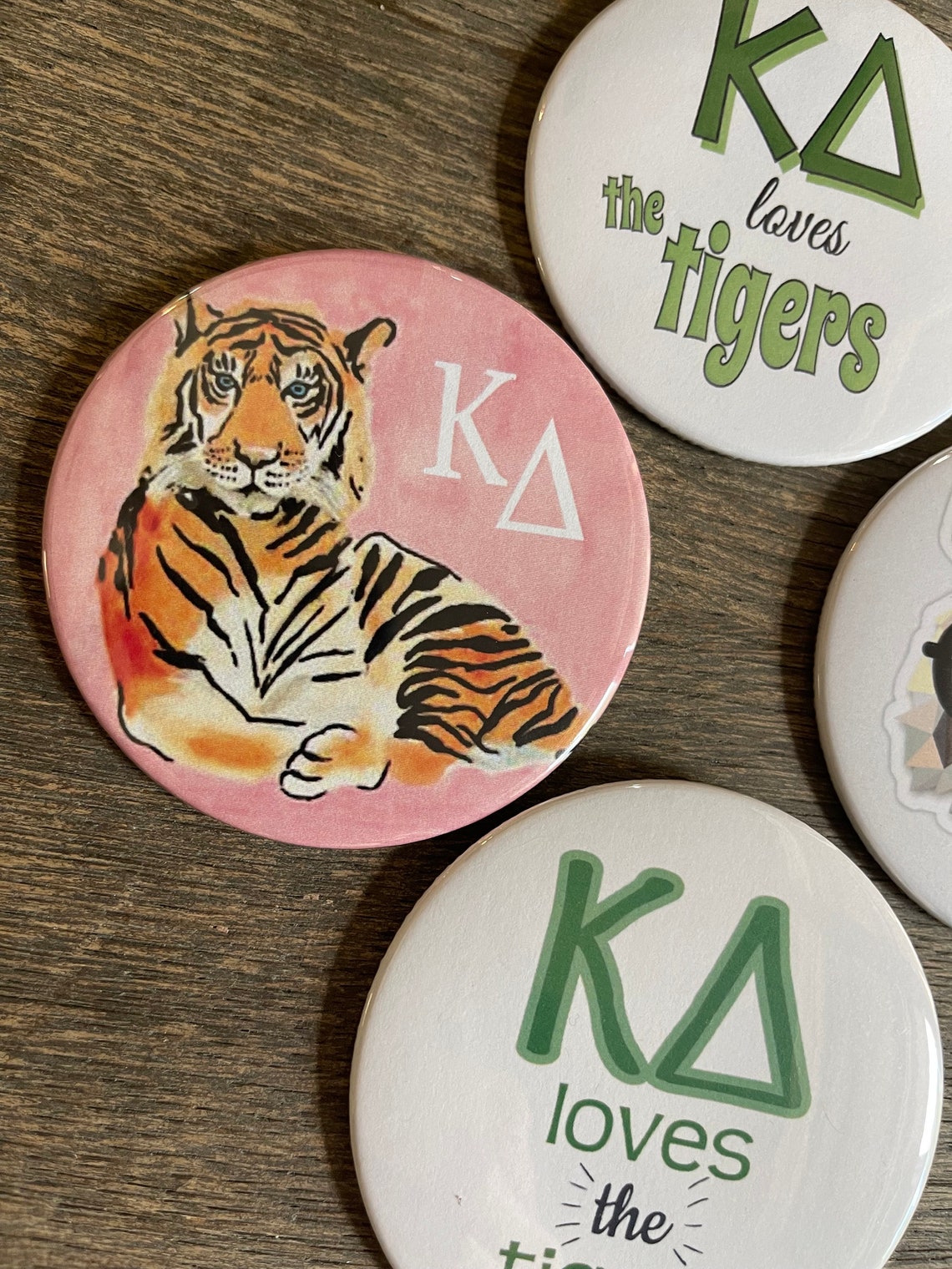 Kappa Delta Button Set (4) - 3" Buttons - Etsy
