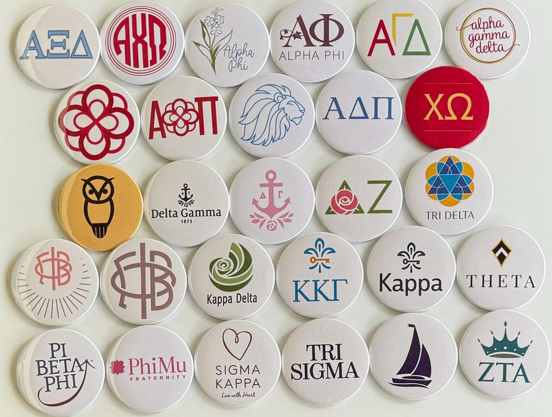 Sorority 3" Game Day Button - LOGO ELEMENTS - Etsy