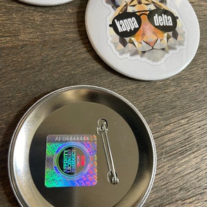 Kappa Delta Button Set (4) - 3" Buttons - Etsy