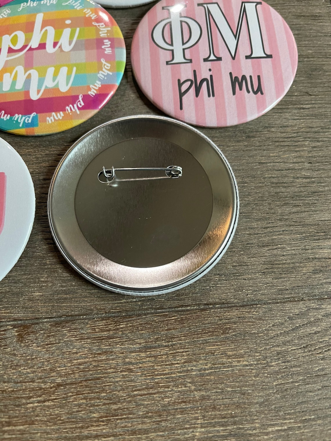 Phi Mu Button Set 7 3 Buttons - Etsy