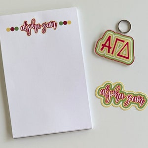 Alpha Gamma Delta Sorority Gift Set - Etsy