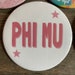 Phi Mu Button Set 7 3 Buttons - Etsy