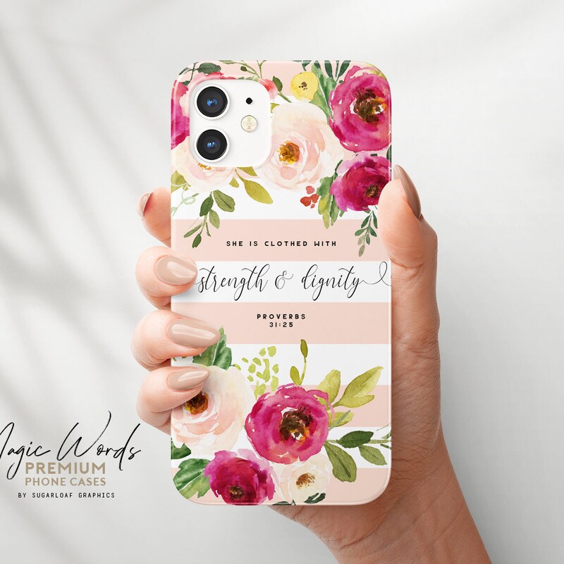 Proverbs 31:25 Phone Case - Etsy