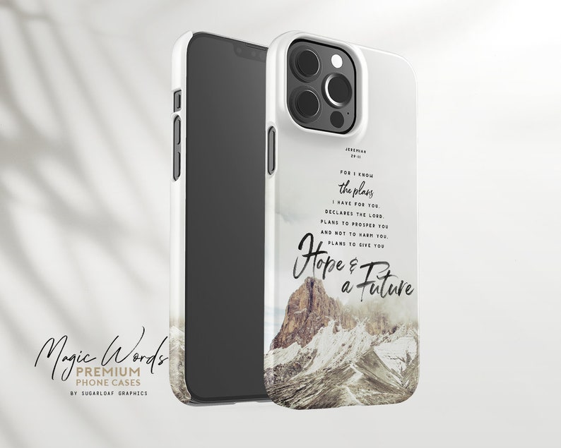 Jeremiah 29:11 Christian Bible Verse Quote Phone Case for I Know the ...