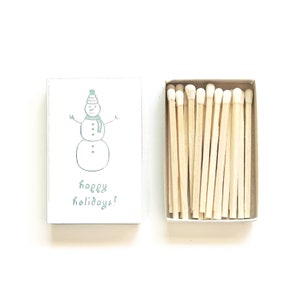 Snowman Hug Matchbox. Stocking Stuffer. Holiday Party Favor. Advent ...