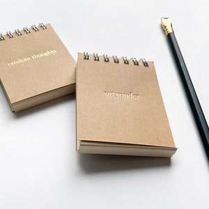 Personalized Tiny Spiral Notebook. Custom Text Pocket Notepad. Custom ...