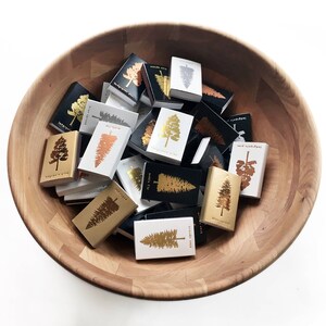 Blue Spruce Tree Matchbox. Camping Matches. Adventure Gift. Pine ...